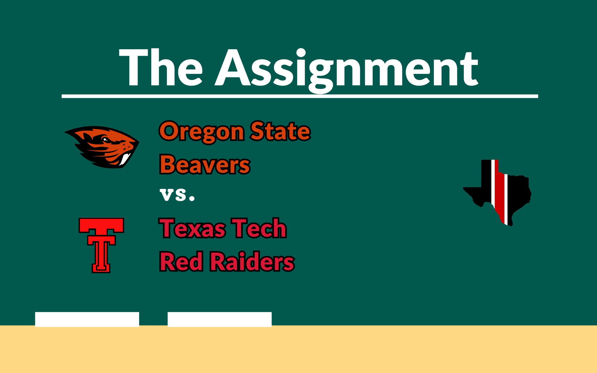 The Assignment: Oregon State vs. Texas Tech – Staking The Plains