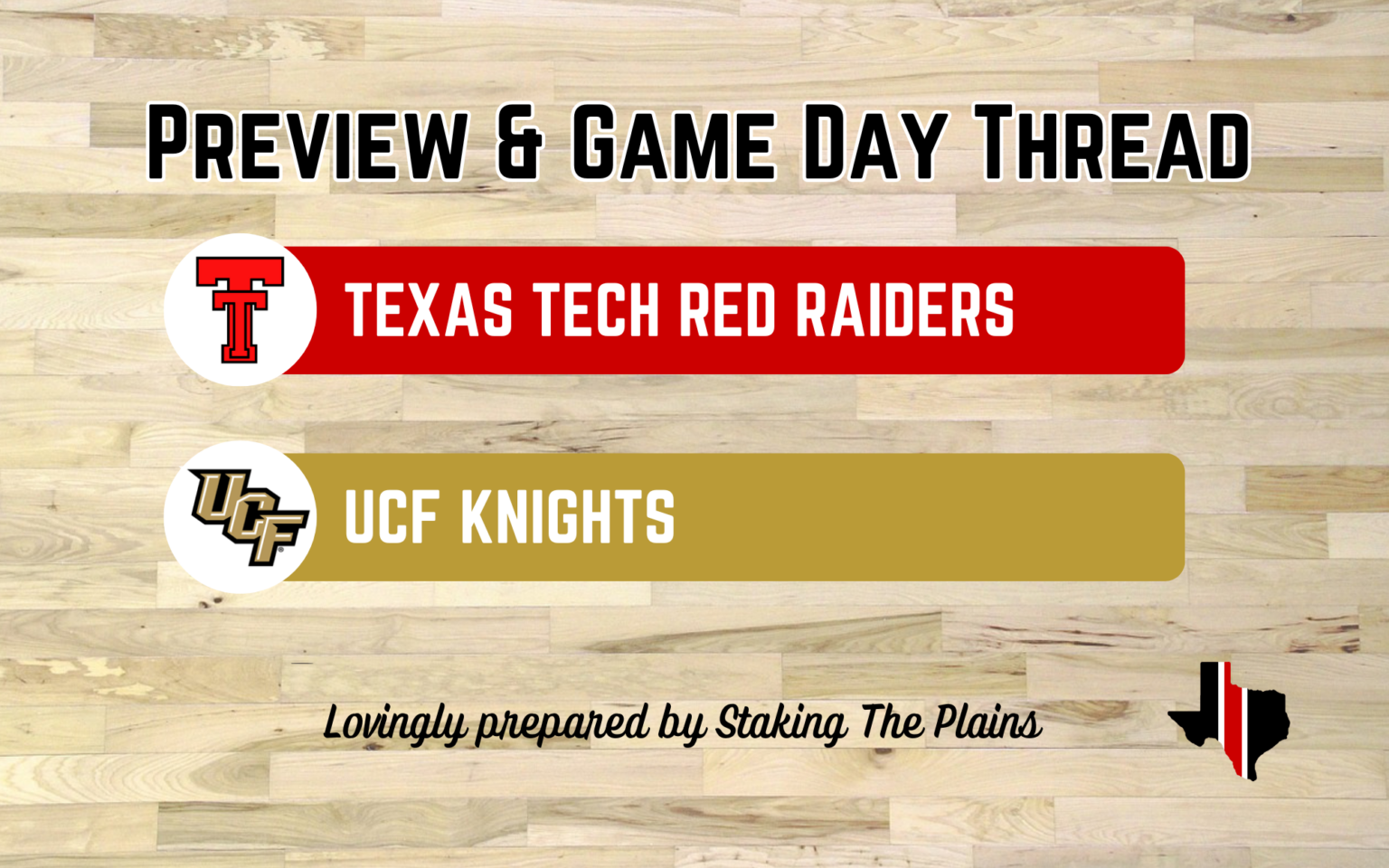 Preview & Game Day Thread: Texas Tech vs. UCF – Staking The Plains